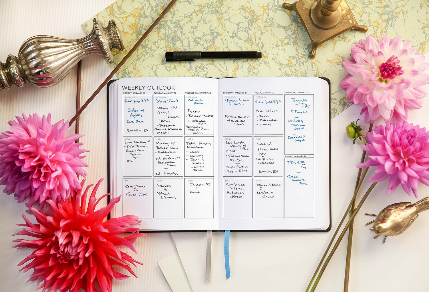 Using the Spark Notebook – Weekly Planning – Ink+Volt