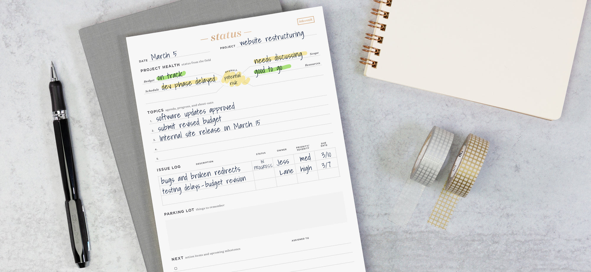 Sunday Night Planning: Make Monday Morning Amazing – Ink+Volt