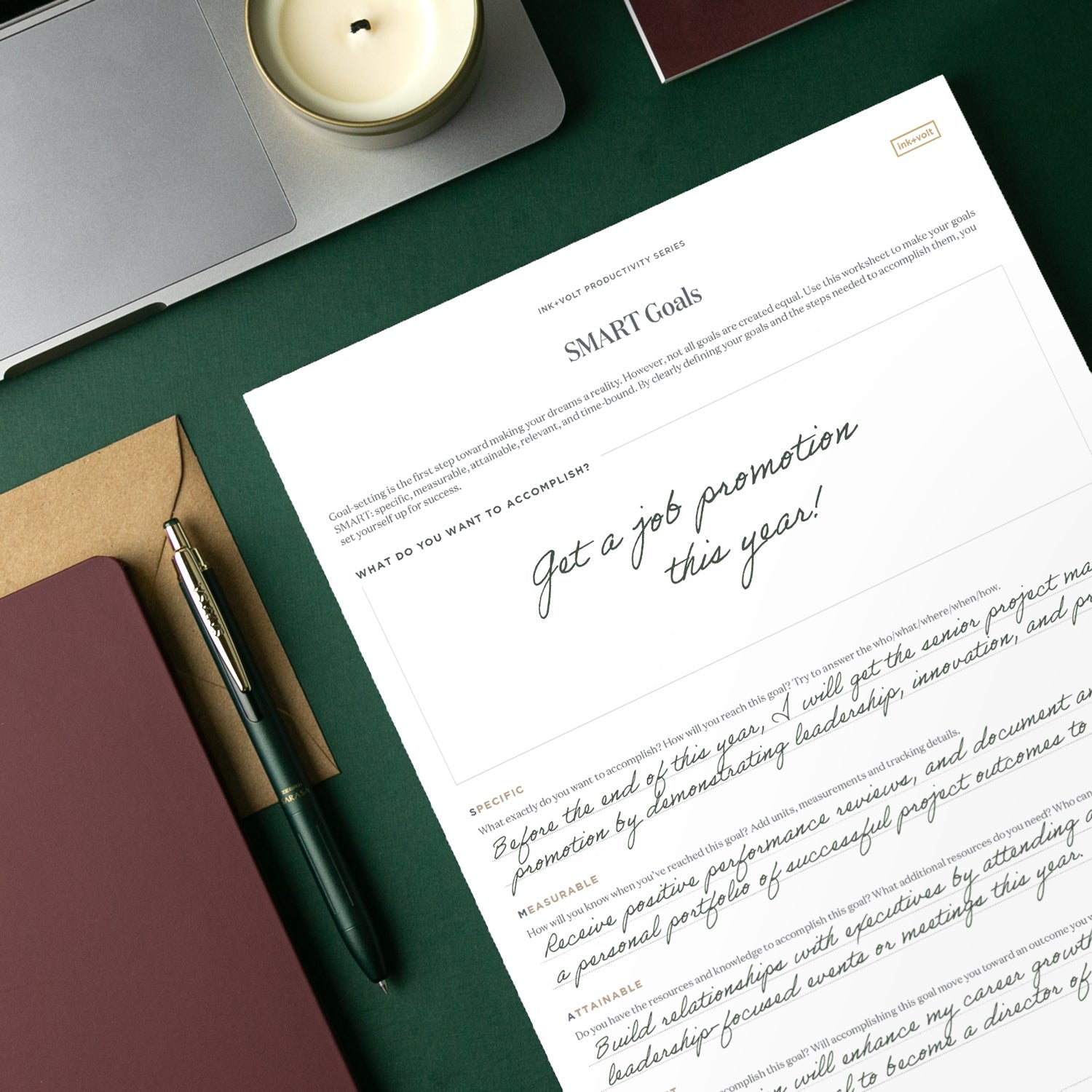 Why the “A” in SMART Goals is Key to Unlocking Big Goals – Ink+Volt