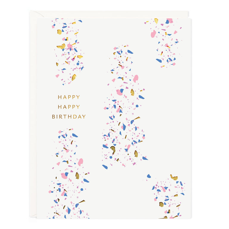 Colorful Confetti Pop - Birthday Single Card – Ink+Volt