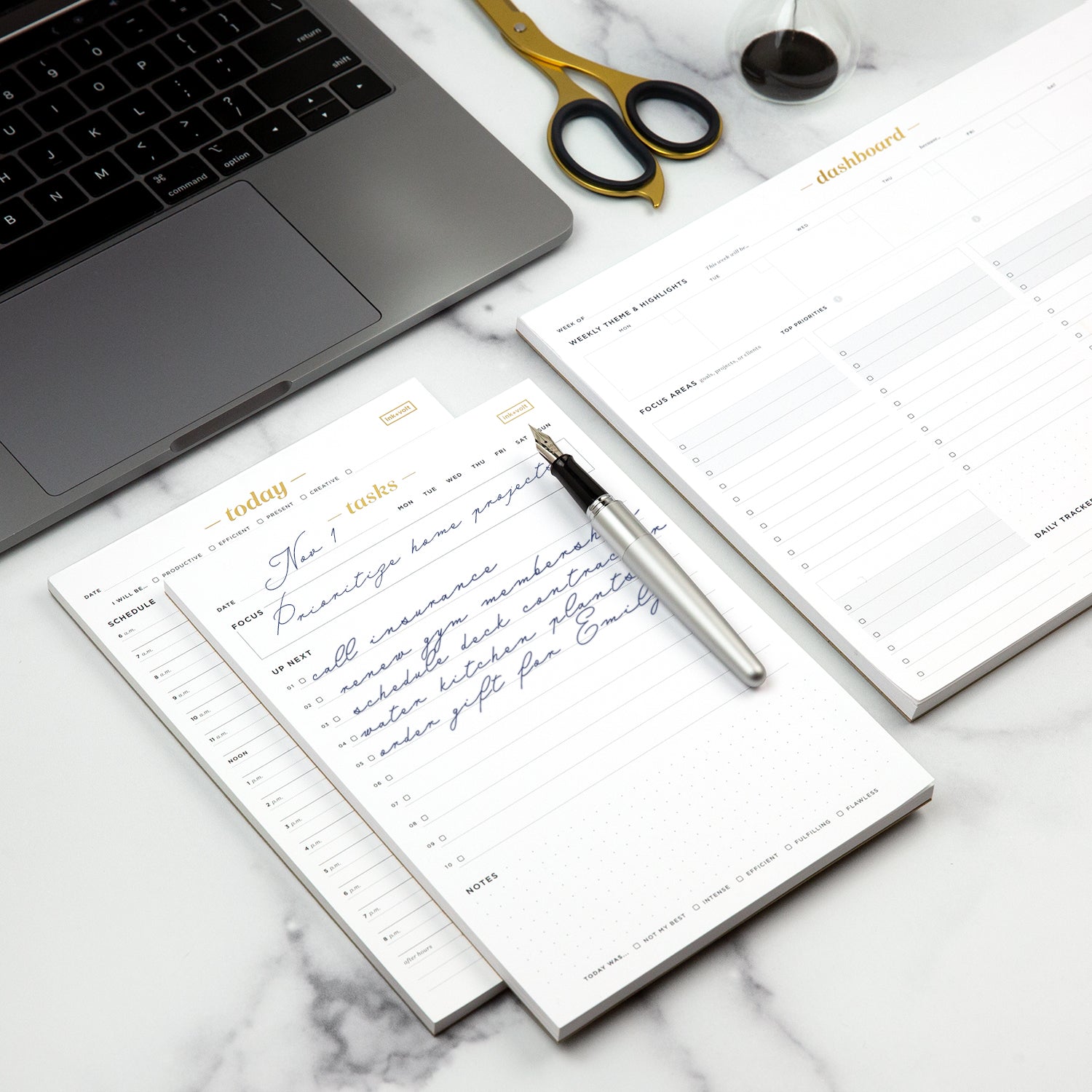 Daily Task Pad – Ink+Volt