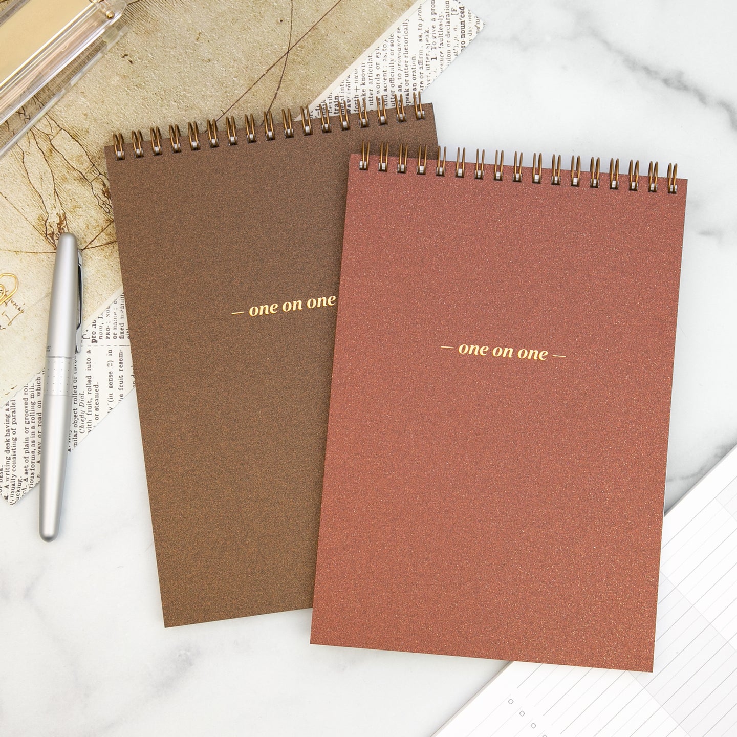 One On One Spiral Notepad - Gemstones – Ink+Volt