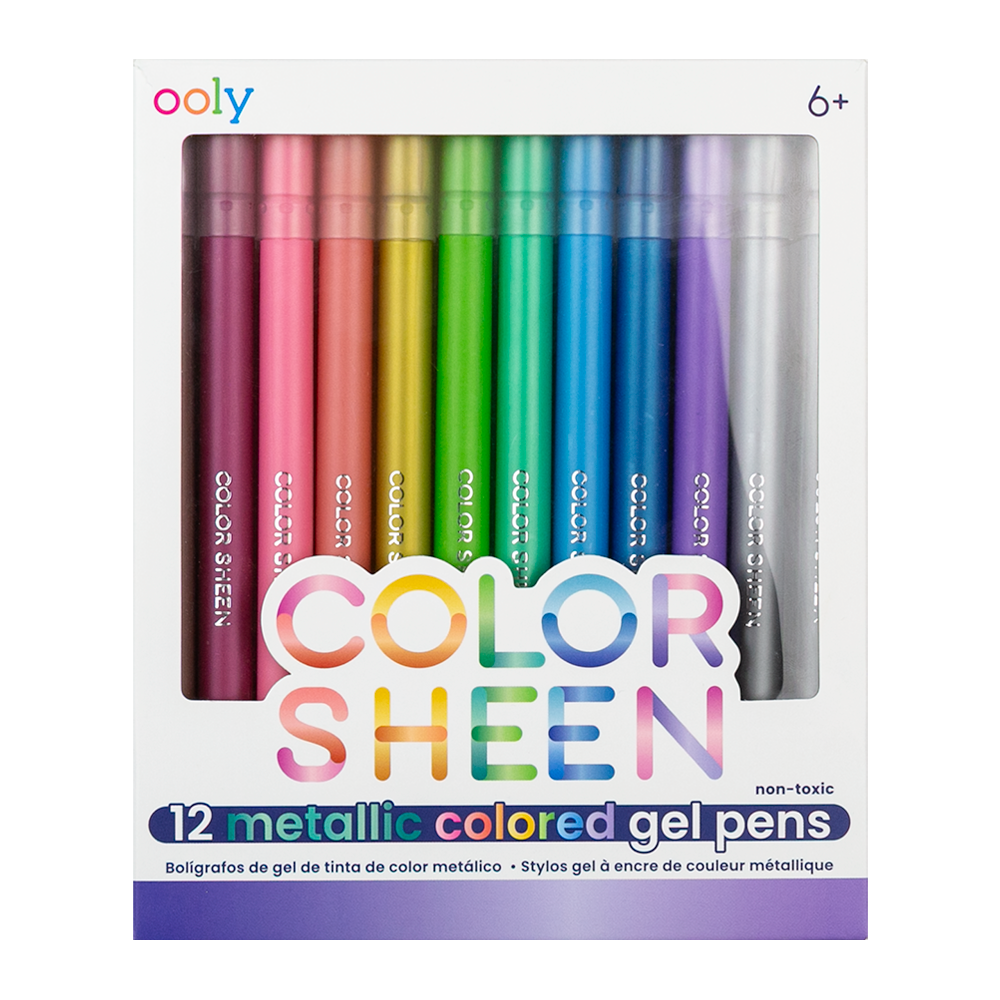 OOLY Color Sheen Metallic Gel Pens - 12-pack – Ink+Volt