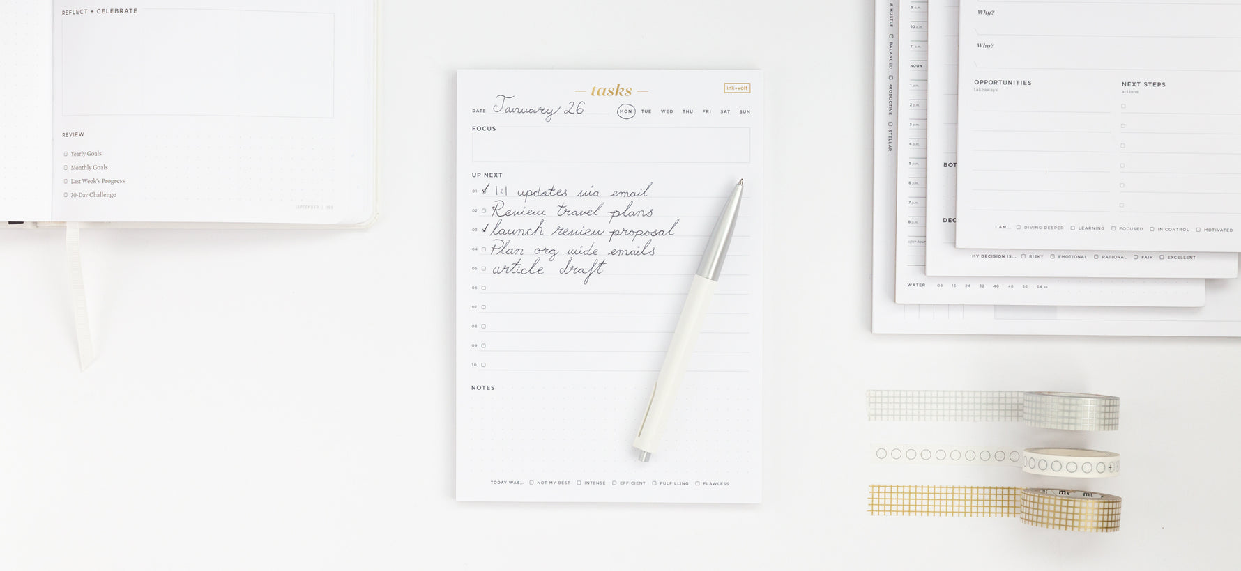 Daily Task Pad – Ink+Volt