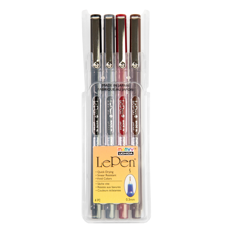 Le Pen - Dark 4-pack – Ink+Volt