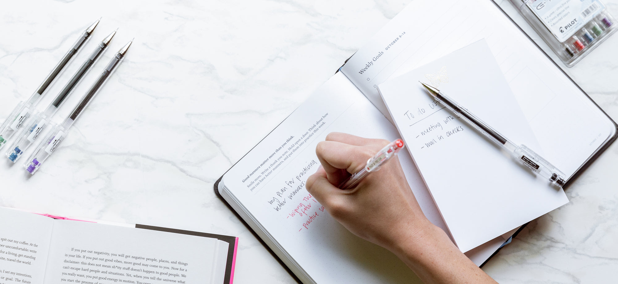 Pilot G-Tec-C Gel Rolling Ball - Assorted Color 5-pack – Ink+Volt