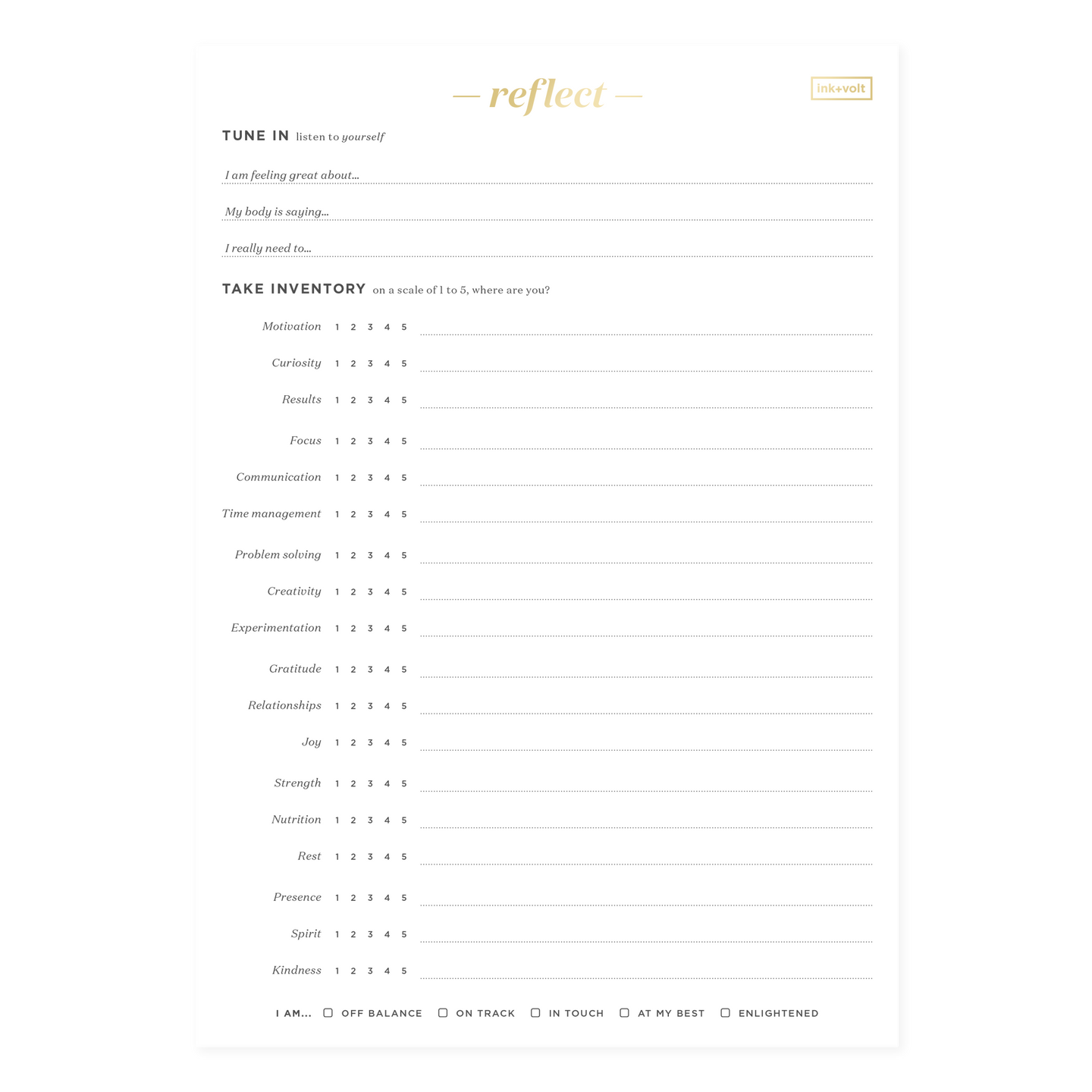 Reflection Pad – Ink+Volt