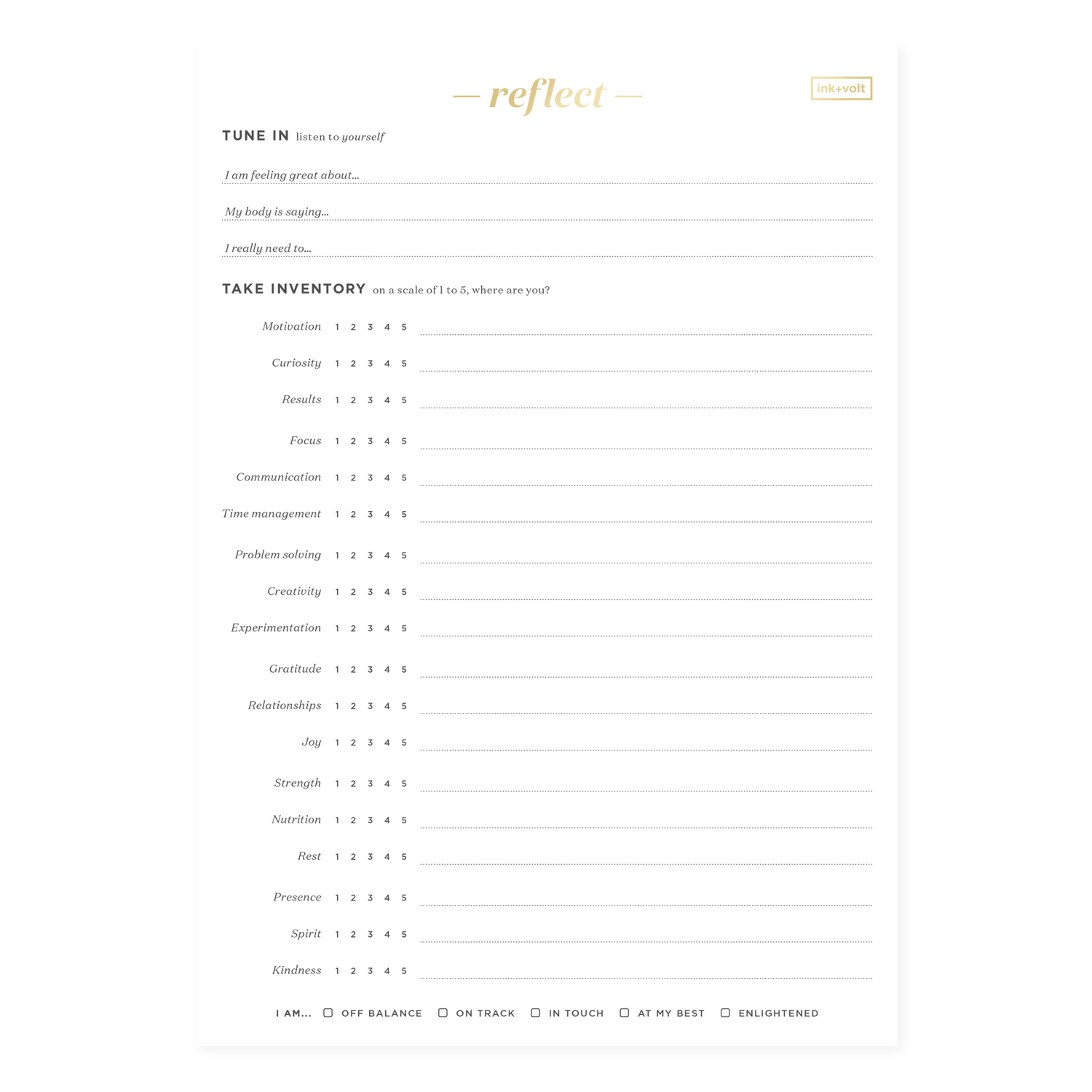 Reflection Pad – Ink+Volt