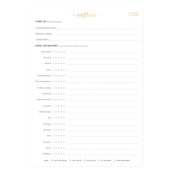 Reflection Pad – Ink+Volt